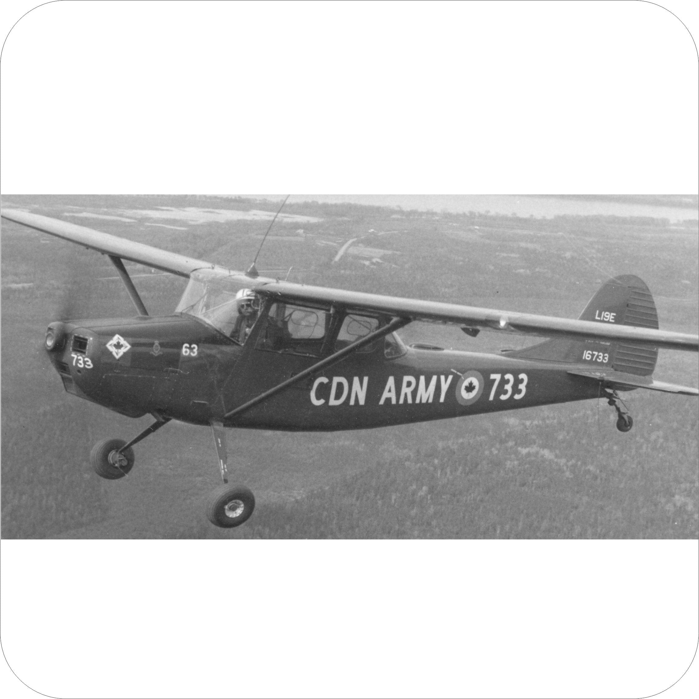 449 - Cessna L-19 Bird Dog - Canadian Army Air Corps (1967) – Above ...